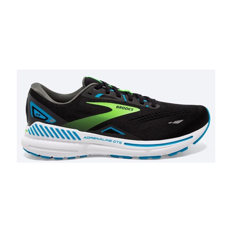 BROOKS Adrenaline GTS 23 Men's Cushion Support (Black/Hawaiian Ocean ...